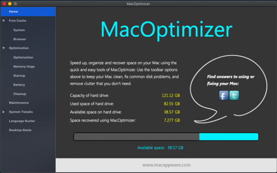 MacOptimizer - Mac Disk Utility | MacAppware